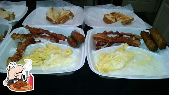 Menu at Becca's Soul Food restaurant, Holly Hill