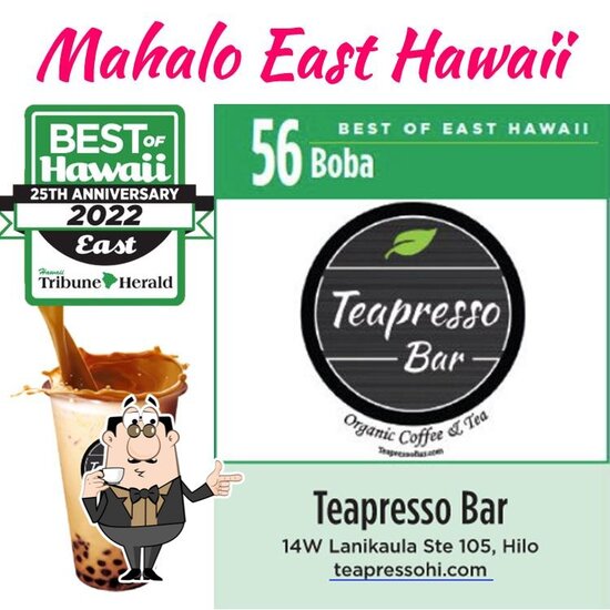 Teapresso Bar Hilo in Hilo - Restaurant menu and reviews