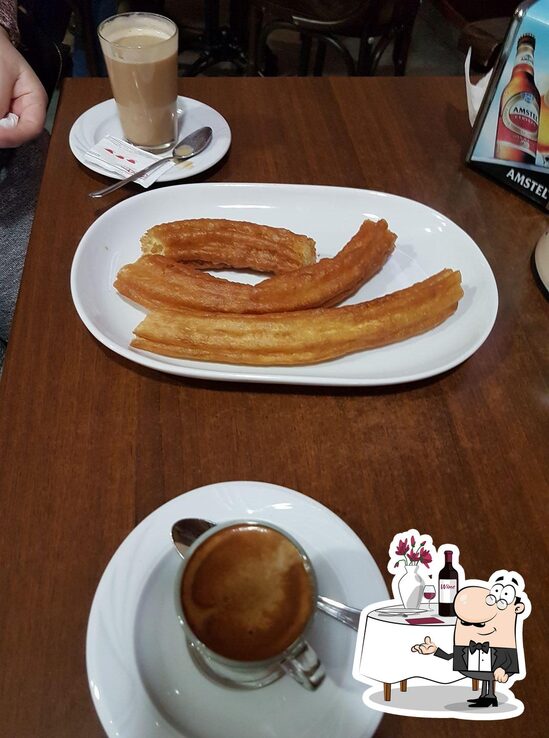 Menu at Cafe Churrería Emi, Castellar de Santiago