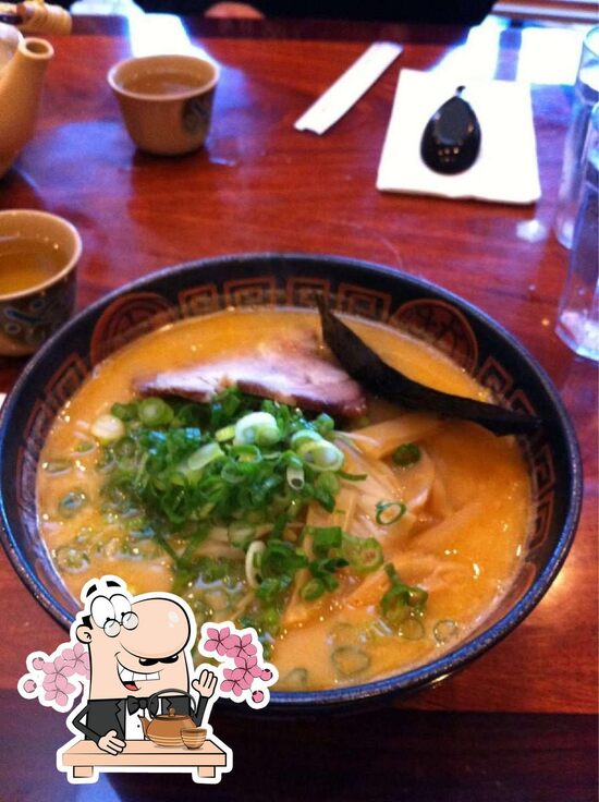 Menu at Santa Ramen restaurant, San Mateo
