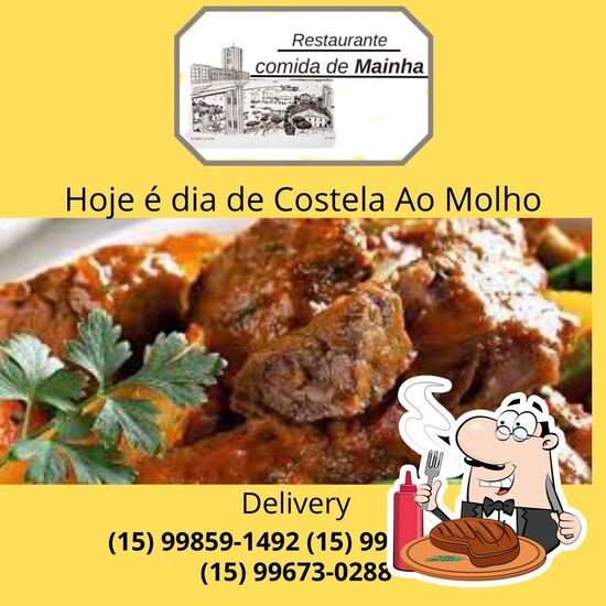 Menu em Restaurante Comida de Mainha, Tatuí