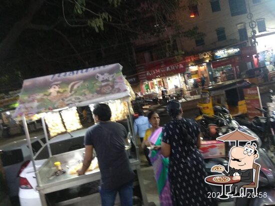 Menu at Akshata chat corner, Chennai