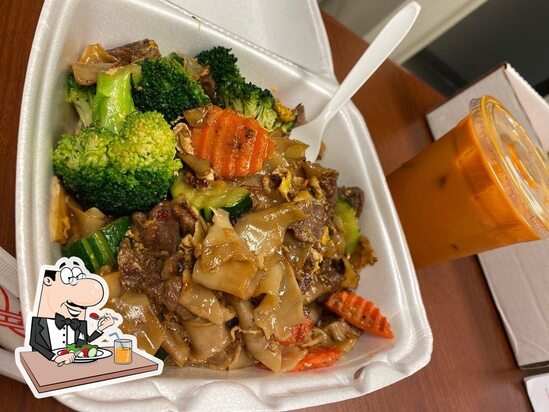 Menu at Noodle Express restaurant, Fresno
