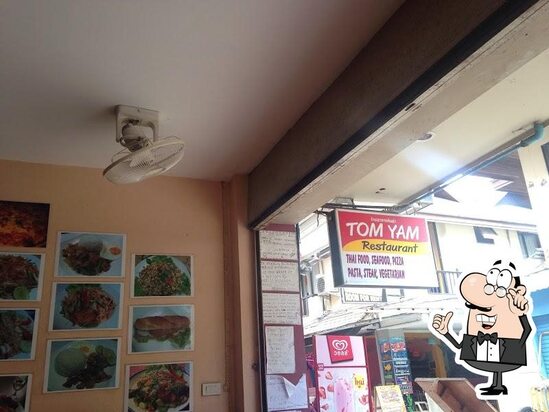 Menu at Tom Yam Restaurant, Ao Nang, Thailand