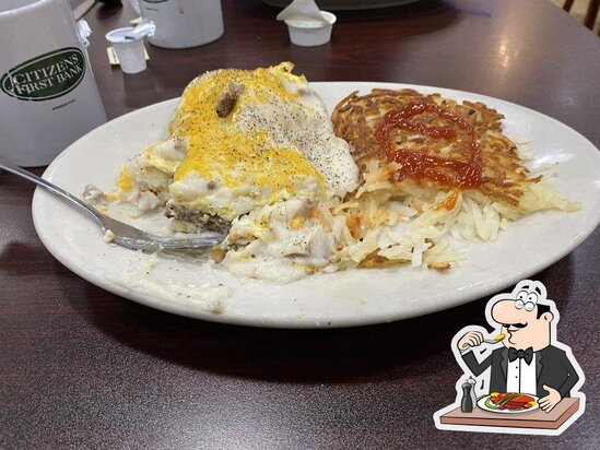 Menu at Darrell’s Diner restaurant, Bushnell