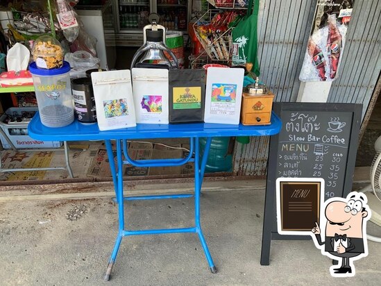 Menu at ตั้งโต๊ะ Slow Bar Coffee, Photharam