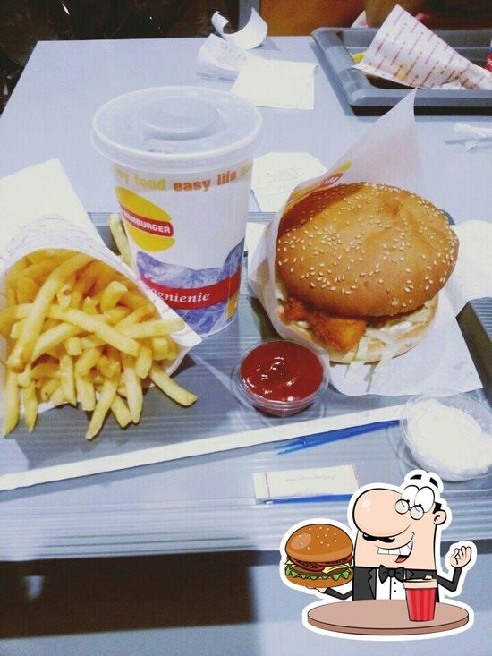 Menu at Mr Hamburger restaurant, Opole