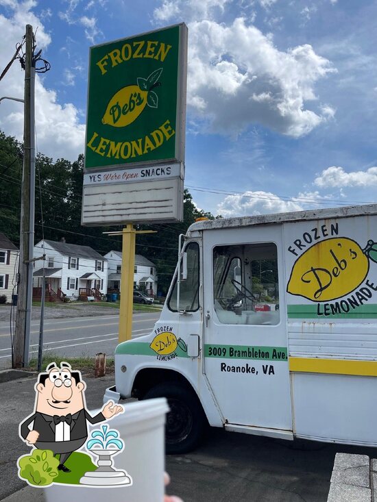 Carta del restaurante Deb's Frozen Lemonade, Roanoke