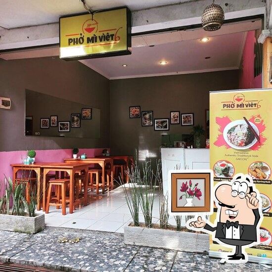 Menu at Pho Hello restaurant, Denpasar