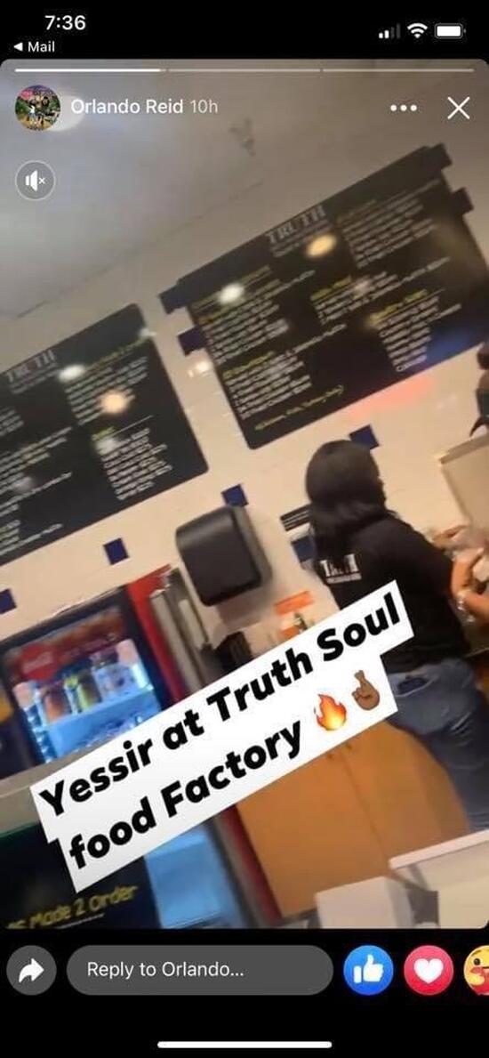 Menu at Truth Soul Food Factory restaurant, Phoenix, 7611 W Thomas Rd