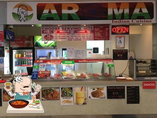 Menu at Aroma Indian Cuisine restaurant, Auckland, 12 Broadway