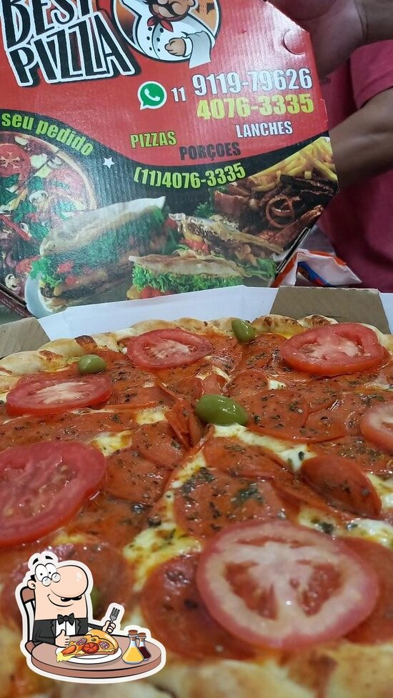 Menu at The Best Pizza restaurant, Diadema
