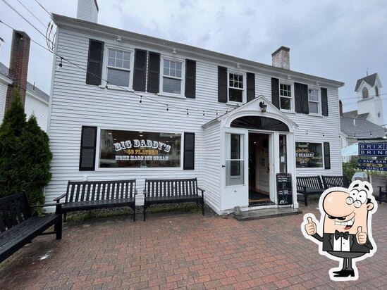 Menu at Big Daddy's Ice Cream, Ogunquit