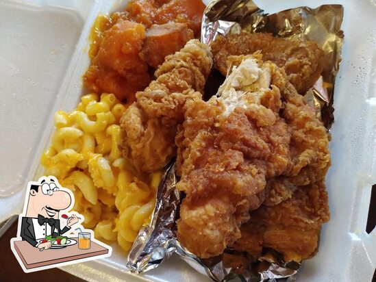 Menu at LAPE Soulfood restaurant, Warren
