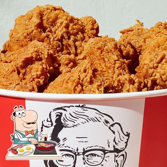 Carta de comida rápida KFC, Boston, 695 Columbia Rd