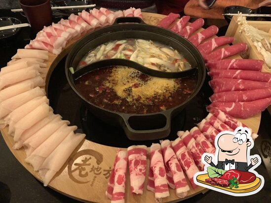 Carta de barbacoa The Old Spot Hotpot 老地方非尝麻辣火锅, Jersey City, 523 ...