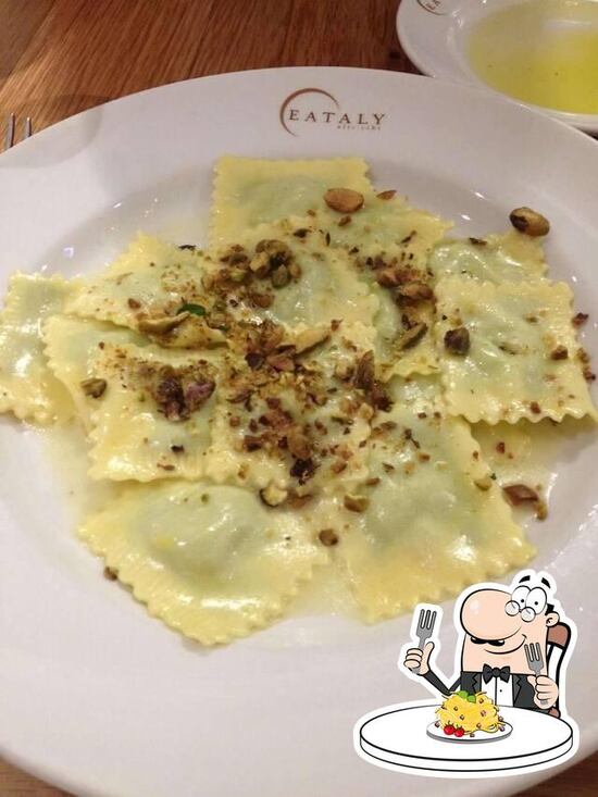 Menu at Eataly pizzeria, Chicago