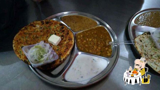 Menu at Aditiya's Kulcha Express, New Delhi