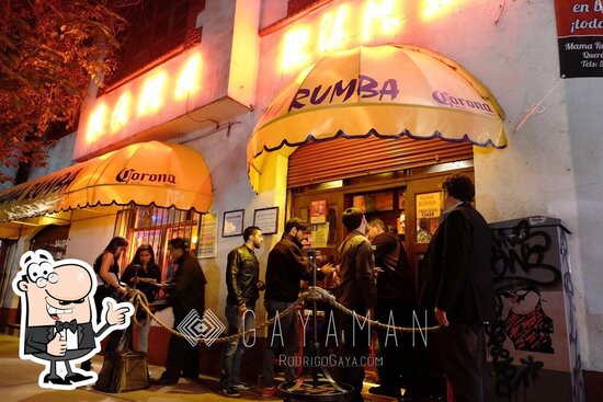 Carta del club Mama Rumba, Ciudad del México, C. Querétaro 230