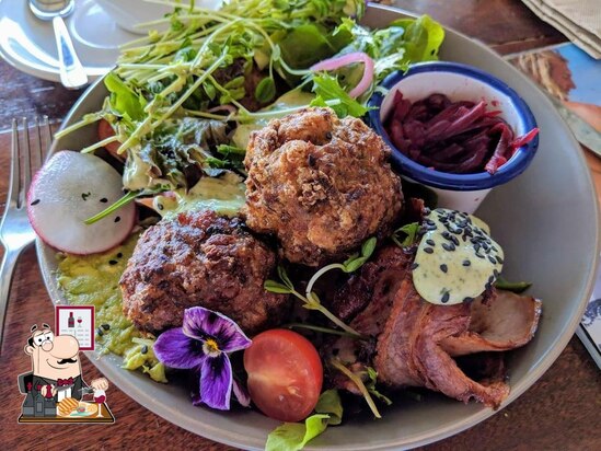 Menu at Pambula's Pantry cafe, Pambula