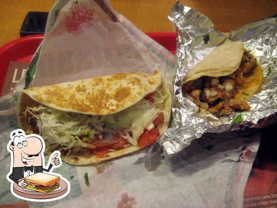 Menu at Del Taco fast food, Orlando, Collegiate Way