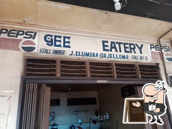 Menu at Gee Eatery restaurant, Zamboanguita