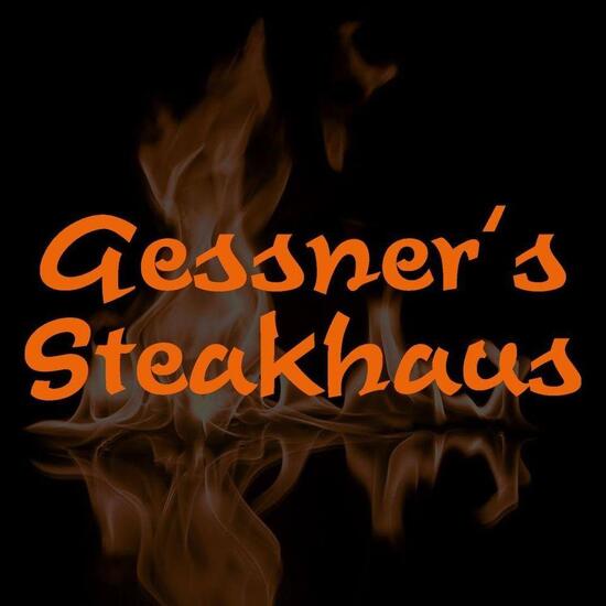 Menu at Gessner's Steakhaus, Germany