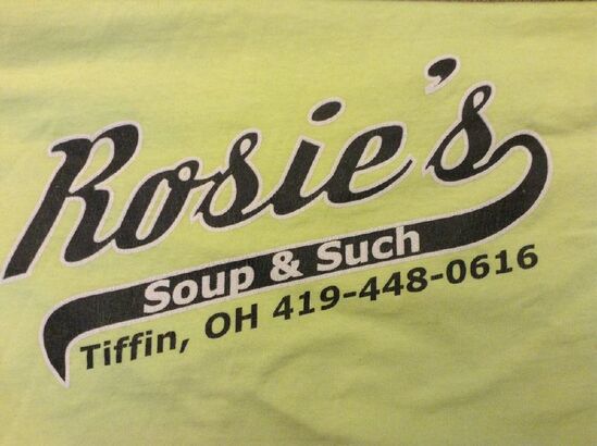 Menu at Rosies Soup N Such restaurant, Tiffin