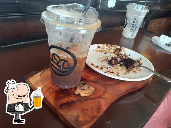 Menu at Kiosko coffee shop, Dalaguete