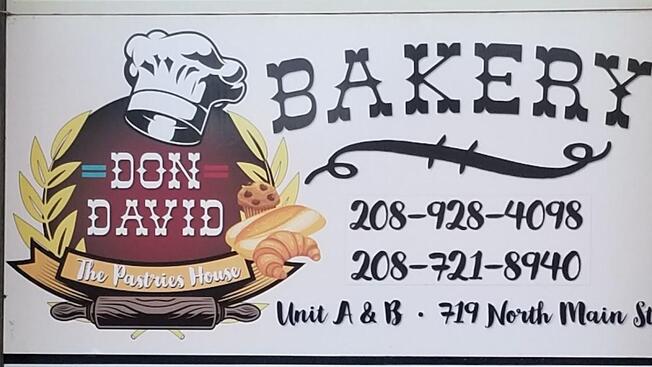 Menu at Don David Bakery, Bellevue