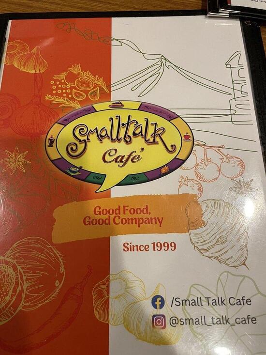 Menu at Small Talk Café desserts, Legazpi City, 4PQP+2X9