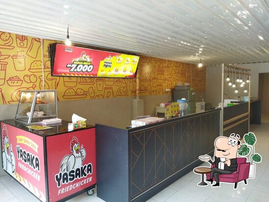 Menu at Yasaka Fried Chicken Gatsu restaurant, Samarinda
