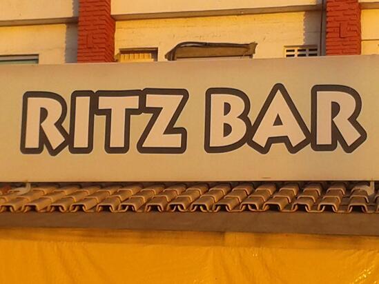 Menu at Ritz Bar, Salvador