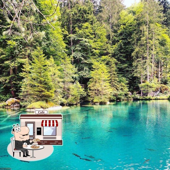 Speisekarte von Restaurant Blausee, Kandergrund