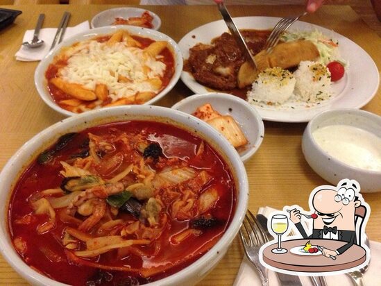 Menu at Food Capital cafeteria, Hongcheon-gun