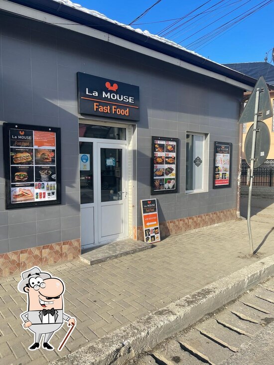 Speisekarte von "La Mouse" Fast-Food, Vama
