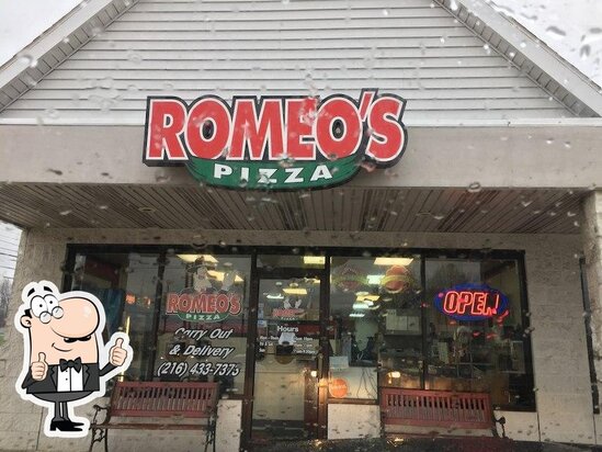Menu at Romeo's Pizza pizzeria, Brook Park, Snow Rd
