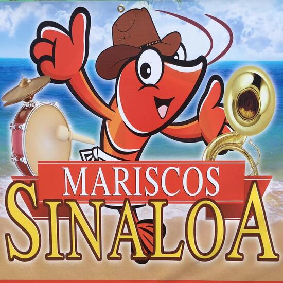 Menu at Mariscos Sinaloa restaurant, Fort Worth