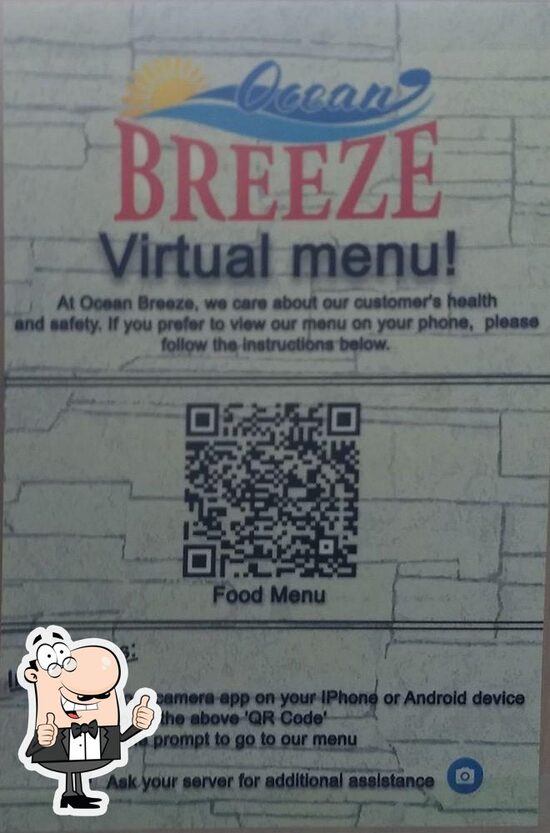 Menu at Ocean Breeze restaurant, Marysville