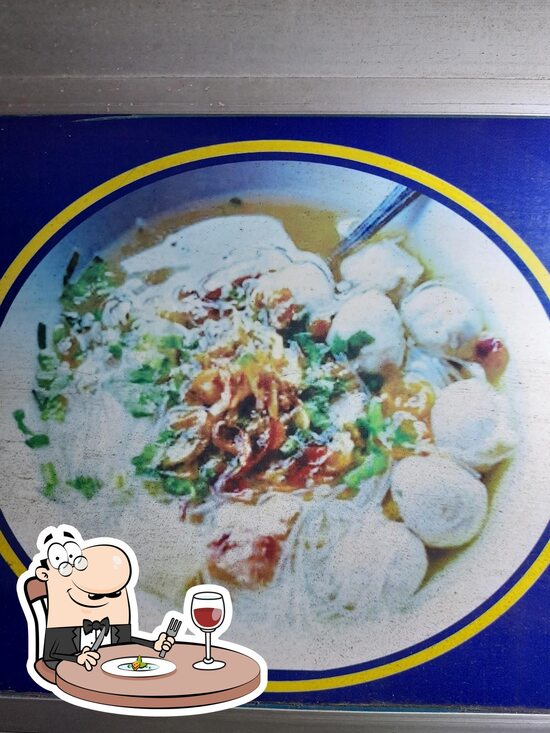 Menu at Bakso Rizky restaurant, Batam
