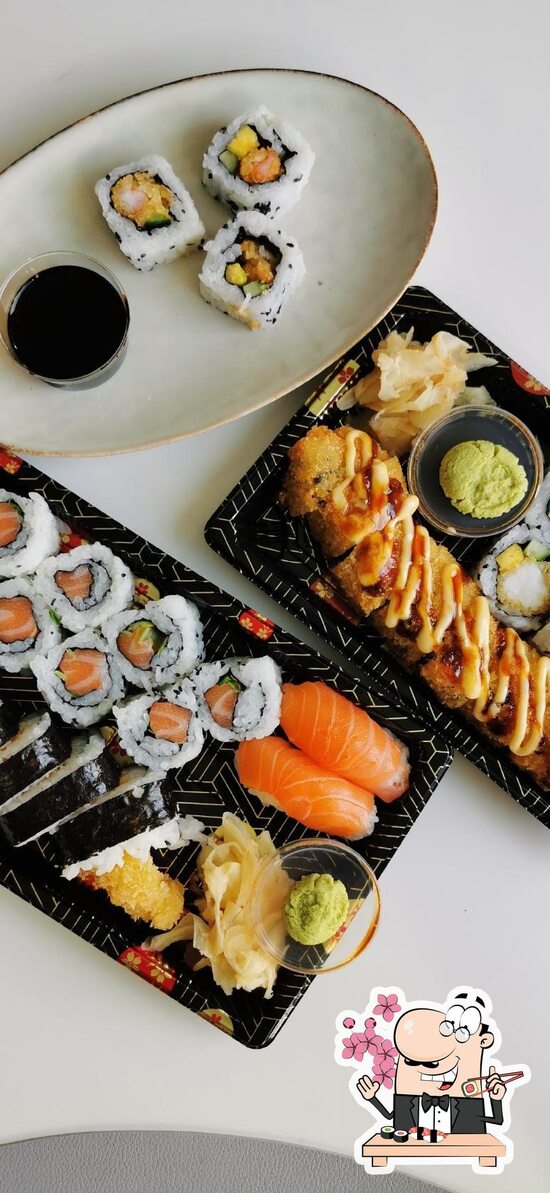 Menu at MARI SUSHI restaurant, Levanger, Kirkegata 71