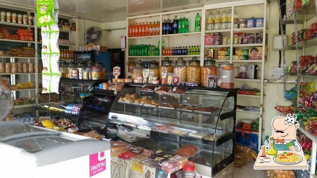 Menu at AR Bakery, Minalur