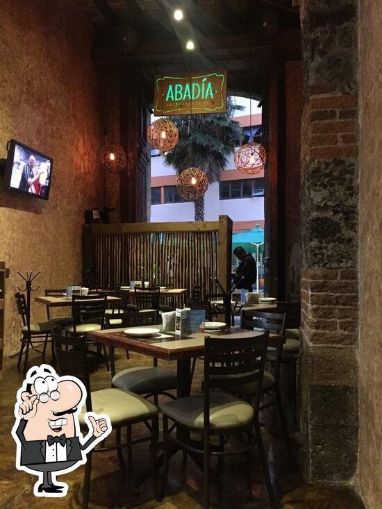 Menu at Abadía restaurant, Mexico City, Regina 7