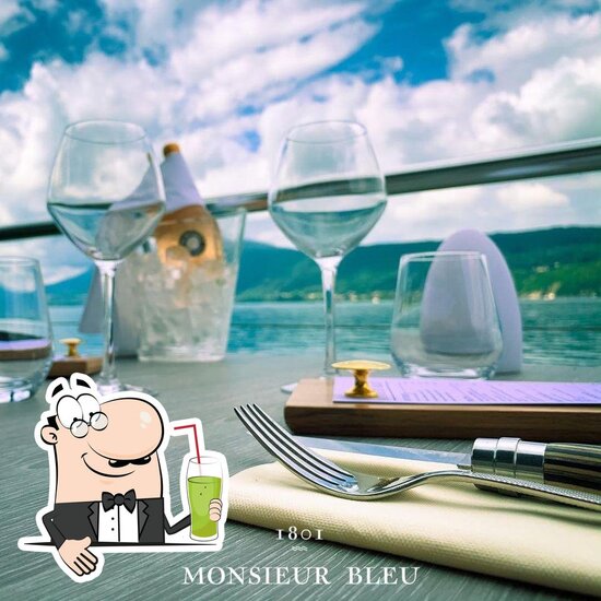Menu at Bleu 1801 - Restaurant au bord du lac d'Annecy, Veyrier-du-Lac