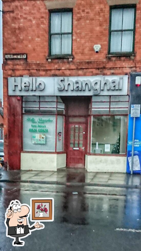 Menu at Hello Shanghai fast food, Newark-on-Trent