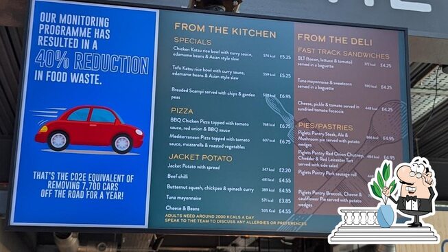 Menu at The Hive Cafe, Watford