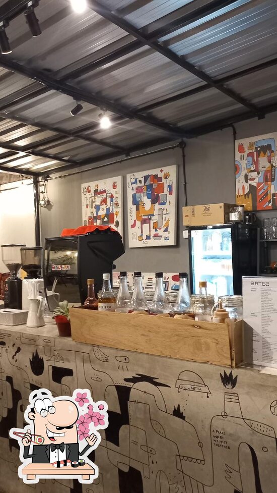Menu at Artea Space, South Tangerang