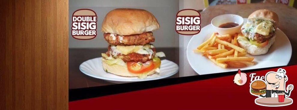 Menu at Fae-Fae Sisig Burger, Lipa