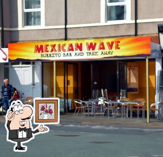 Menu at Mexican Wave fast food, Rhos on Sea
