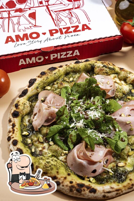 Menu at Amo Pizza restaurant, Santo Domingo